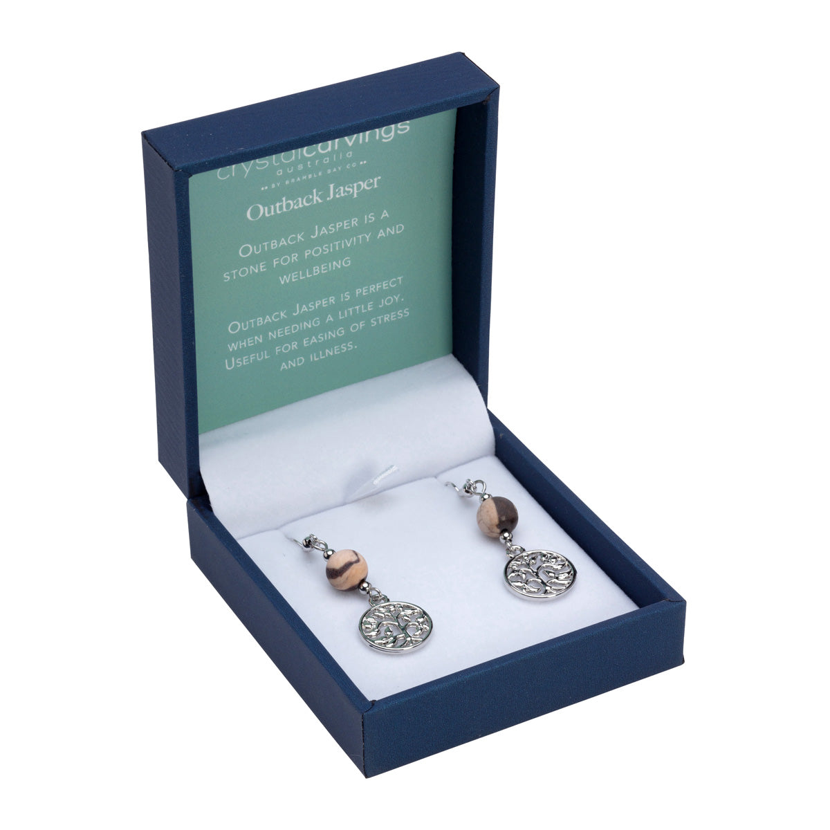 Australian Outback Jasper Tree of Life Earrings – By a Farmer's Daughter