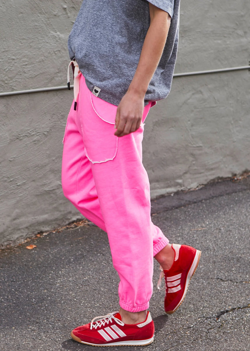 Capri Hot Pink Track Pant - Hammill & Co – By a Farmer's Daughter