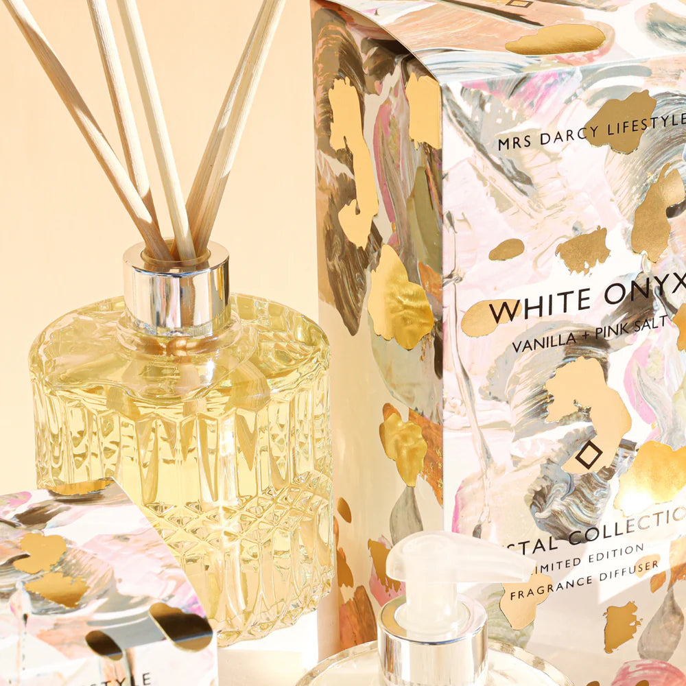 White Onyx - Vanilla + Pink Salt Diffuser – By a Farmer's Daughter