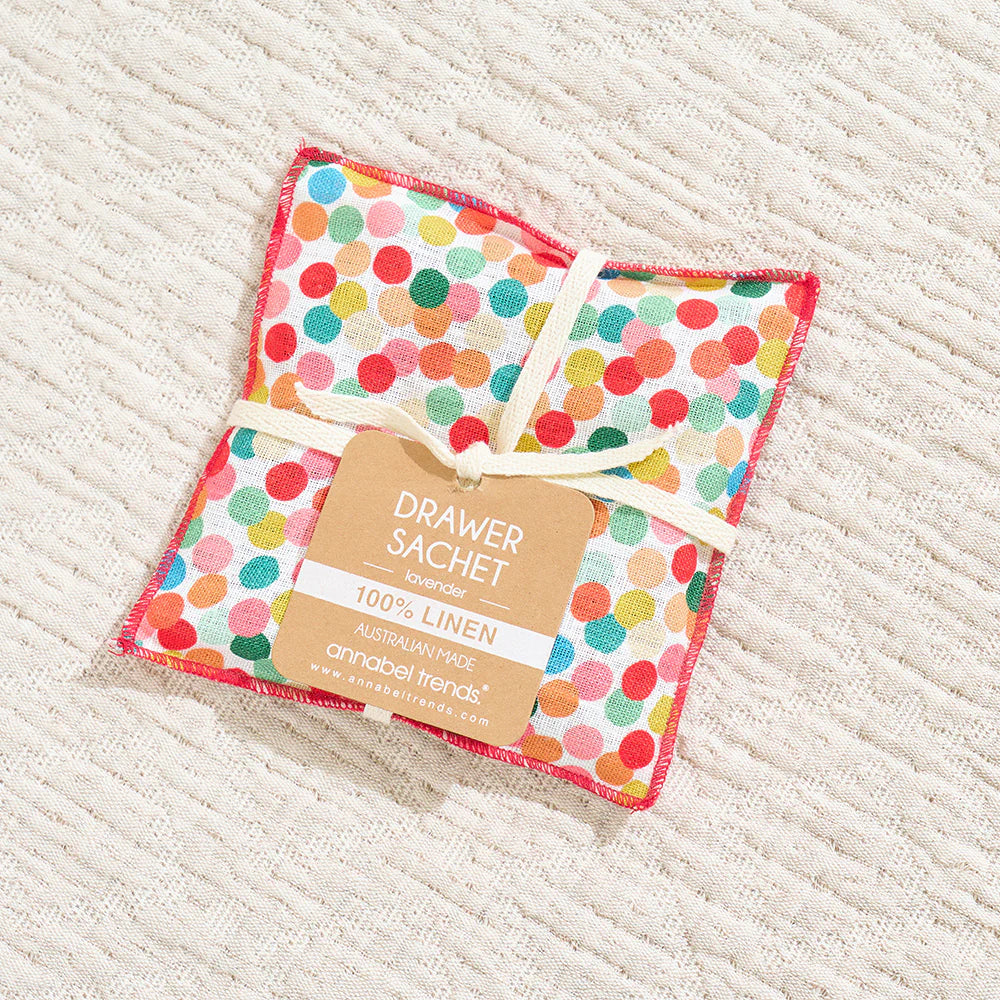 Confetti Drawer Sachet – Linen – By a Farmer's Daughter
