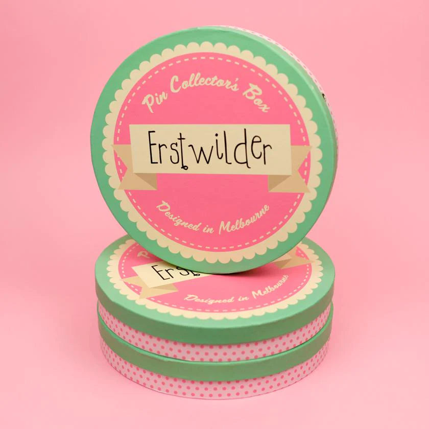Pink Enamel Pin Collectors Box - Erstwilder – By a Farmer's Daughter