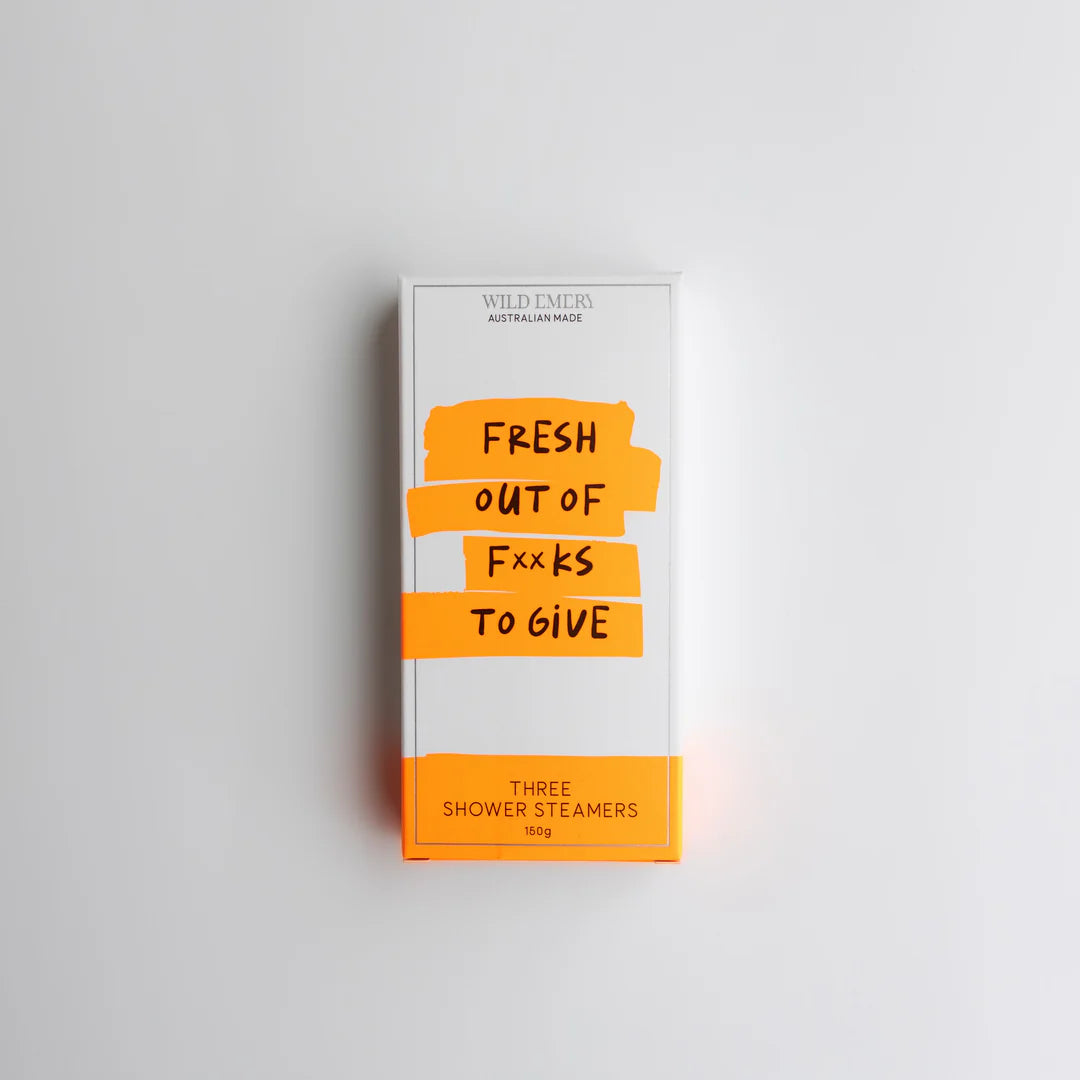 Fresh Out Of F**ks To Give - Shower Steamer 3 Pack – By a Farmer's Daughter