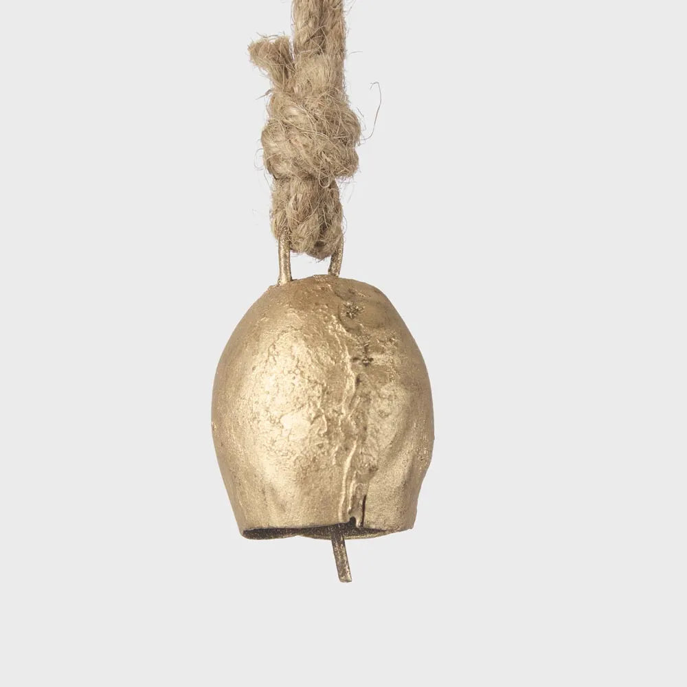 Mini Cow Bell Brass Hanging Ornament – By a Farmer's Daughter