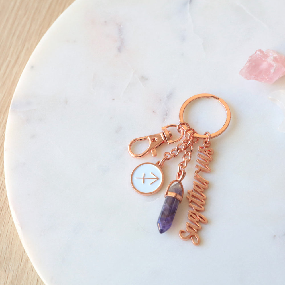 Sagittarius Keychain – By a Farmer's Daughter