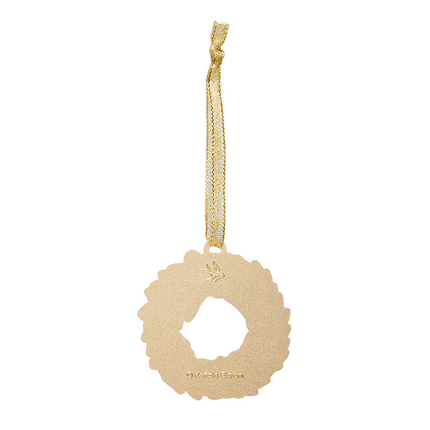 Evergreen Wreath Enamel Tree Ornament - Erstwilder Merry Kitschmas – By ...