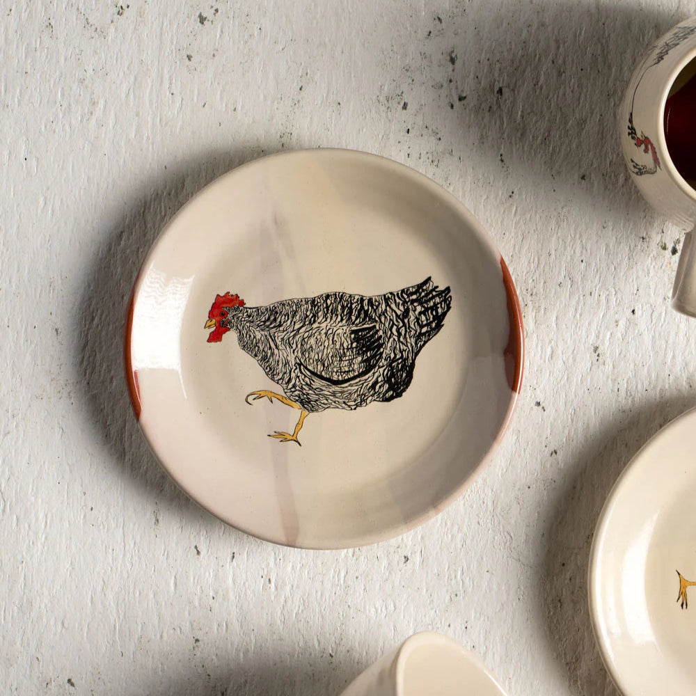 'Mabel' Chicken Plate - Robert Gordon x Emogen Clark – By a Farmer's ...