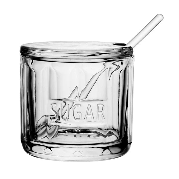 Reece Glass Sugar Jar with Spoon – By a Farmer's Daughter