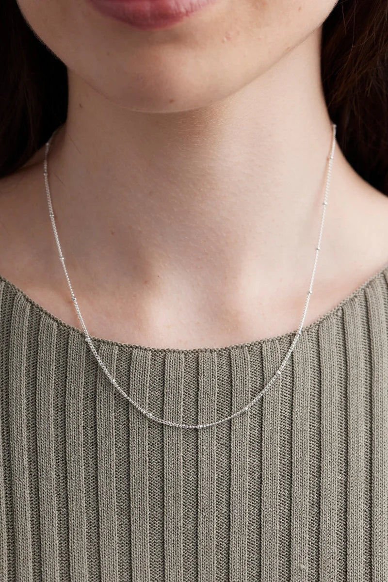 46cm Silver Dot Chain - ToniMay – By a Farmer's Daughter