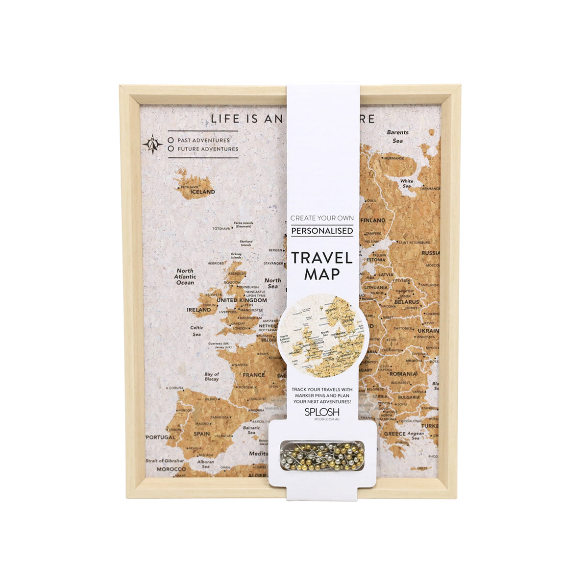 Desk Europe Map Travel Pin Board – By a Farmer's Daughter