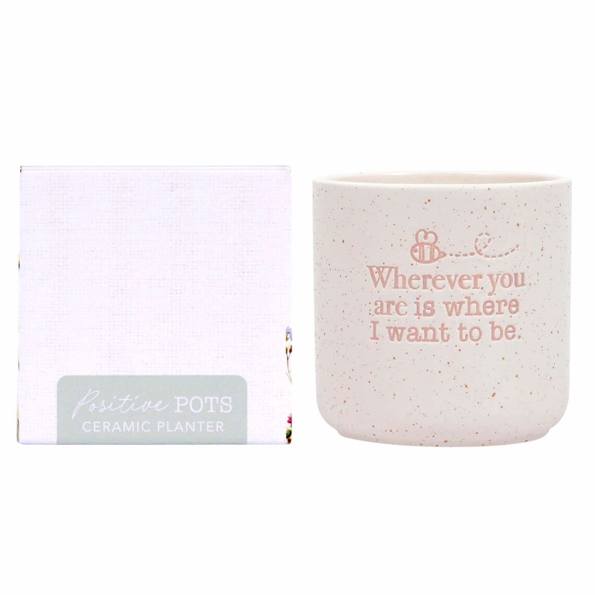 'Wherever You Are...' Positive Pot Planter – By a Farmer's Daughter