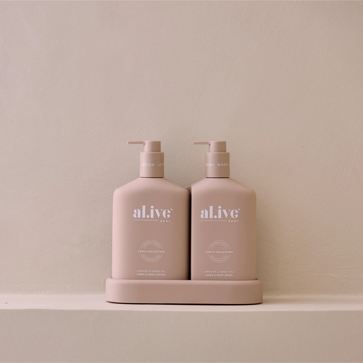 Apricot & Sweet Fig Wash & Lotion Duo - al.ive body – By a Farmer's ...
