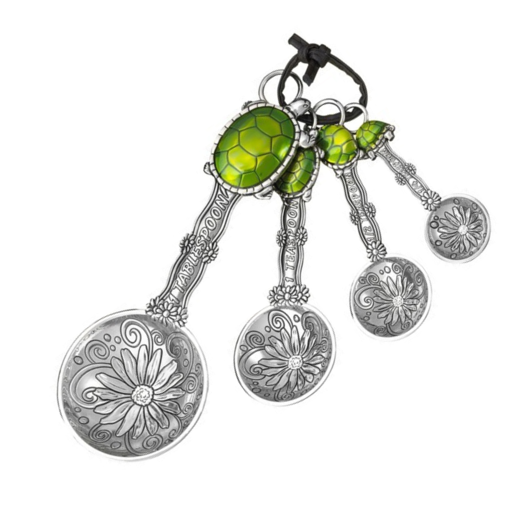 Green Turtle Measuring Spoons (set of 4) – By a Farmer's Daughter